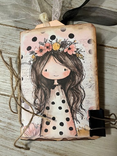 Junk Journal Handmade Booklet Book Vintage "Cute Girls" Pockets ...