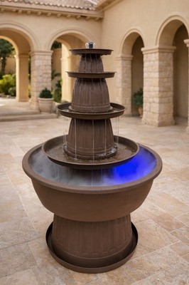 Fountain 5 Ft Hard Acrylic, Water Feature Indoor/ Outdoor | eBay
