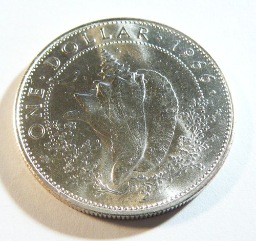 Bahamas 1966 Silver BU One Dollar - CONCH SHELL | eBay