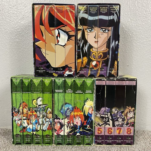 Complete Series of The Slayers Next and Try Box Sets Anime VHS Vintage ...