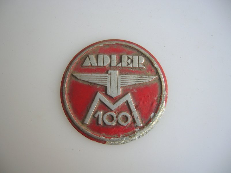 ADLER M100 PLAKETTE BADGE BIKE MOTOBIKE MOTOCYCLE M 100 M | eBay