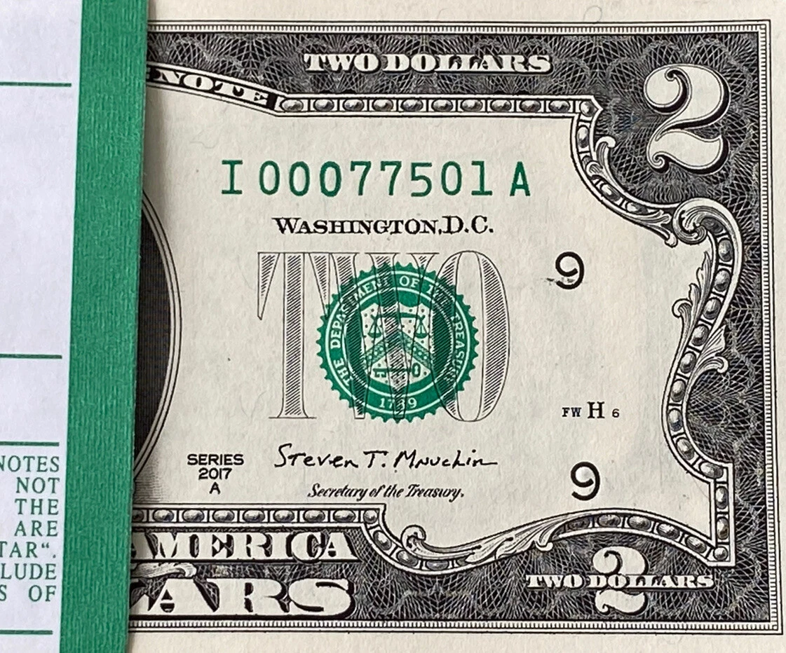 Two Dollar Bill Back