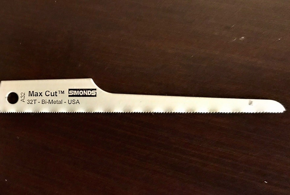 5 PC A32 SIMONDS MAX CUT USA MADE 32 TEETH RECIPROCATING AIR BODY SAW ...