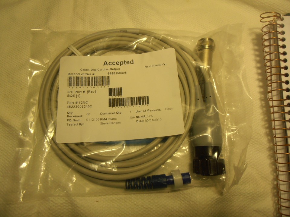 Philips 452230032452 Cable Digi Cardiac output | eBay