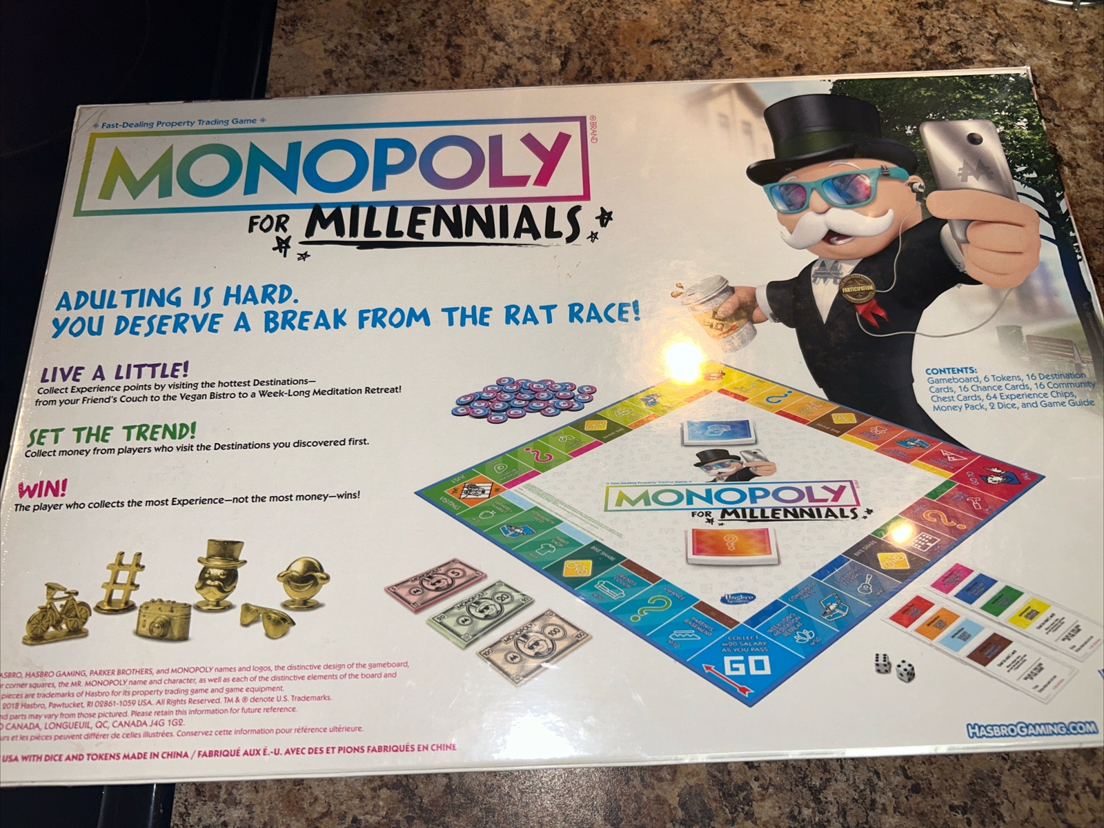 Monopoly For Millennials by Hasbro Board Game 2018 NEW SEALED ...