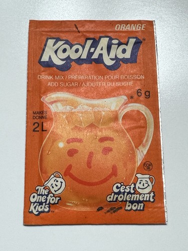 Vintage 80s Kool-Aid Orange Flavor Canadian Packet NOS | eBay