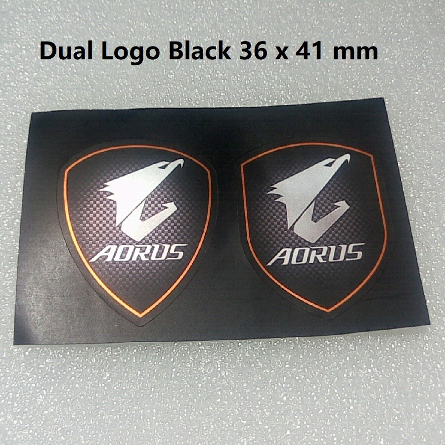 Gigabyte AORUS Series Logo Label Sticker Multi-Type PC Computer Tower ...