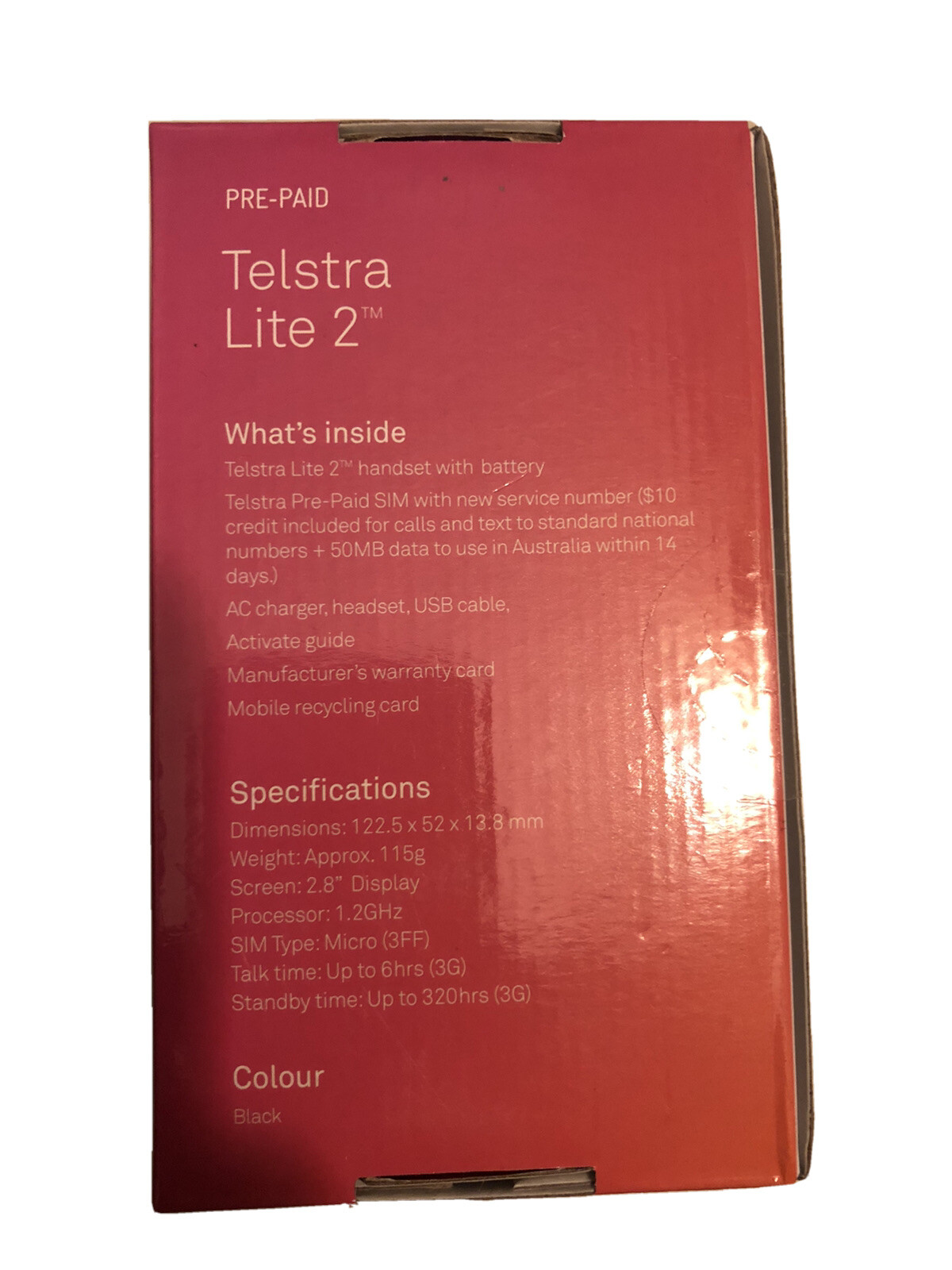 Telstra Lite 2 Z2315 (4GX, Blue Tick, Keypad, Wi-Fi Hotspot Black AU ...