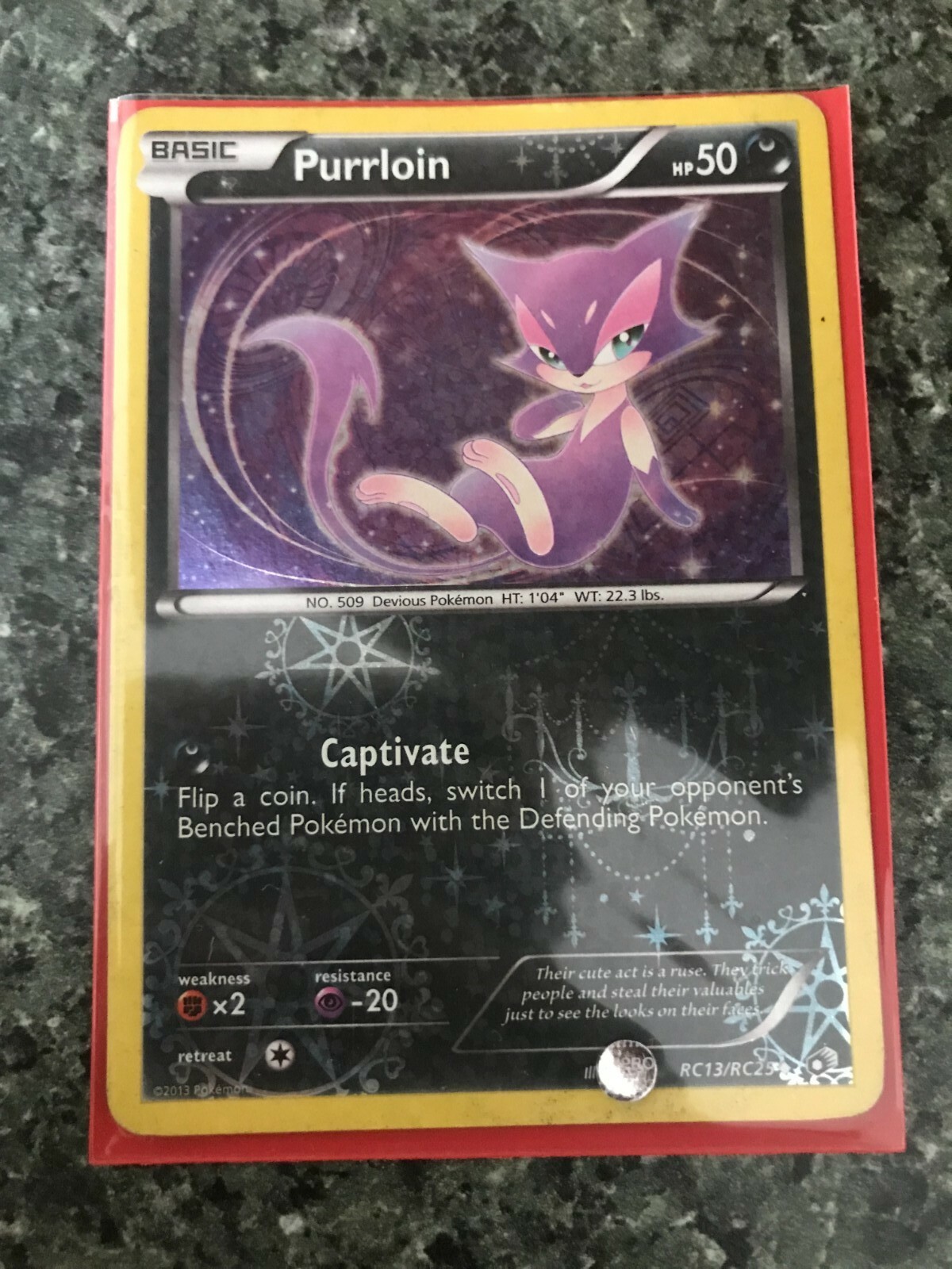 Purrloin RC13/RC25 BW Radiant Collection Holo Uncommon Pokemon Card ...