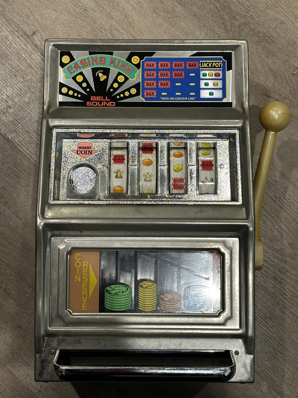 Vintage Waco Casino King Toy Slot Machine Bank. 1970s. | eBay