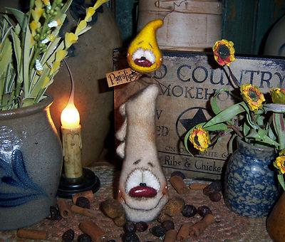 Patti's Ratties Primitive Raggedy Ann Candle w/ Flame Doll Paper ...