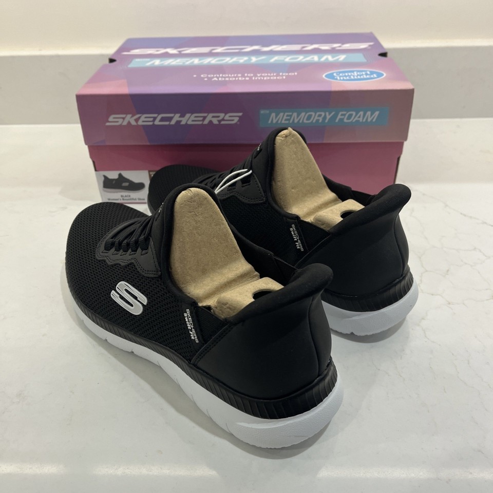 Brand-New Skechers Bountiful Women’s Shoes – Black, Memory Foam, Size ...