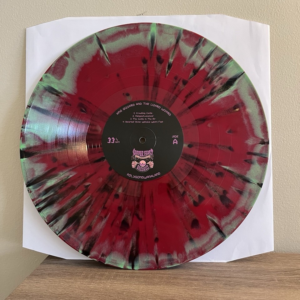 King Gizzard, Polygondwanaland Vinyl Record, “Corpse Juice” Variant W ...