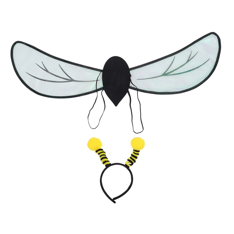 1 Sets Fairy Bee Cosplay Wings Antenna Costume Headband Outfit for ...
