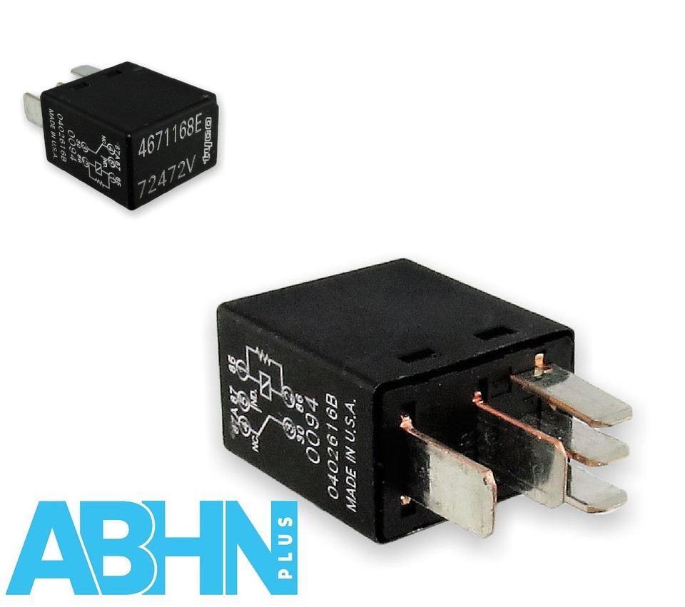 Relè Nero Multi-Uso SPDT 5 Pin Nuovo Dodge Charger Tyco 72472V TYCO USA ...
