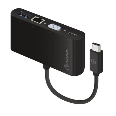 Alogic USB-C Multiport Adapter with VGA/USB-A/Gigabit Ethernet/USB-C ...