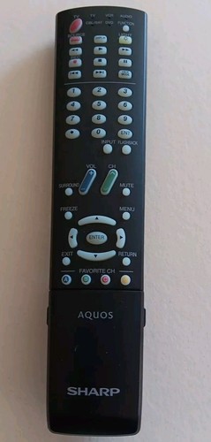 Genuine SHARP AQUOS GA535WJSA TV VCR DVD AUDIO VIDEO Remote Control | eBay