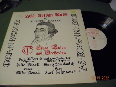 LORD NELSON MASS BY JOSEPH HAYDN THORNTON COLLEGE VINYL SWFC-1009 VG+ ...