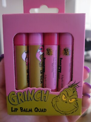 grinch lip balm quad nwt | eBay