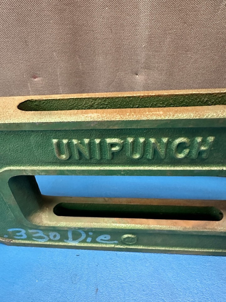 UniPunch 8AJ 1 1/4" C-Frame Press Brake Punching & Tooling Unit | eBay