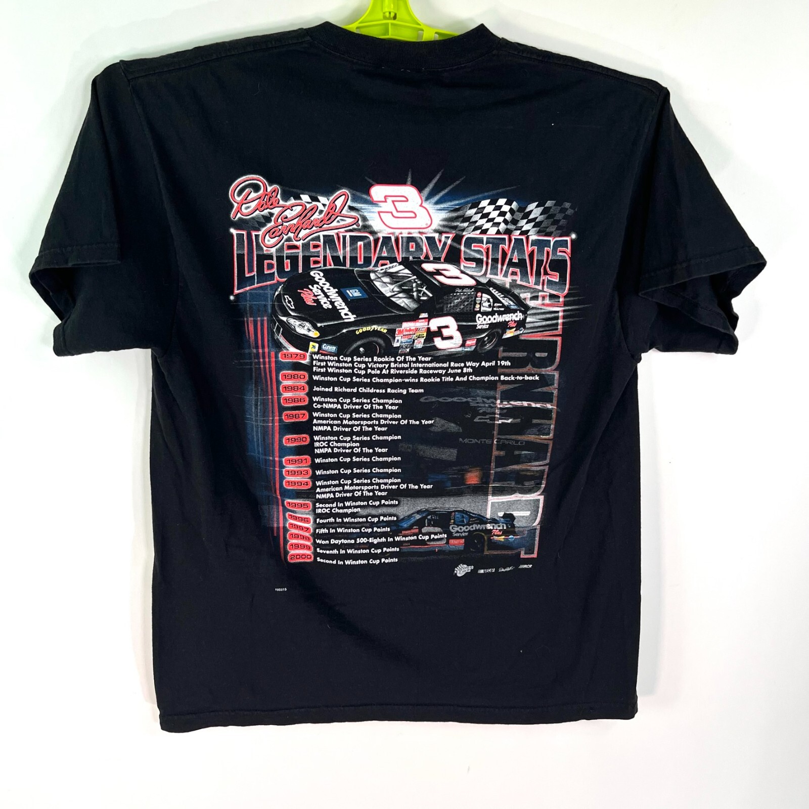 Vintage Dale Earhart Legendary Stats 2000 Shirt Mens … - Gem