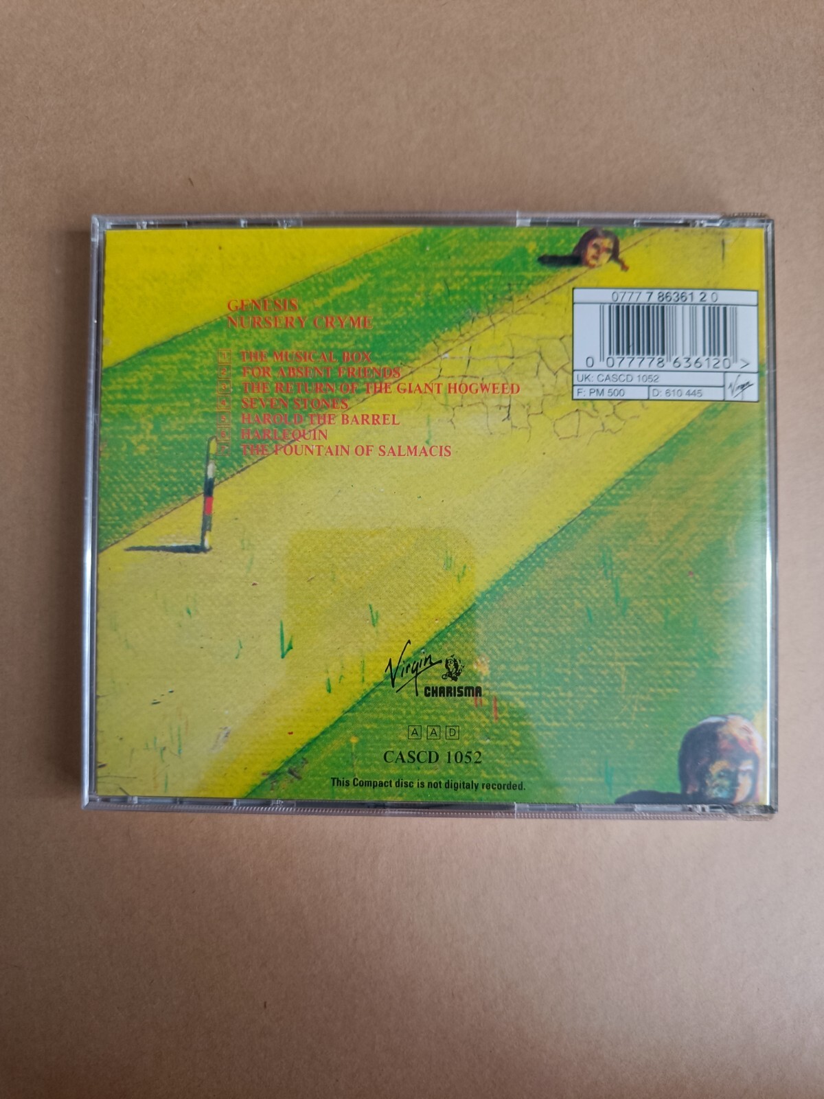 Genesis - Nursery Cryme CD CASCD 1052 Virgin Charisma 1971 | eBay