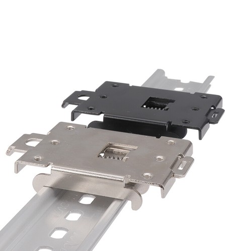 5pcs Small SSR solid state relay 35mm rail mounting frame R99-12 DIN ...