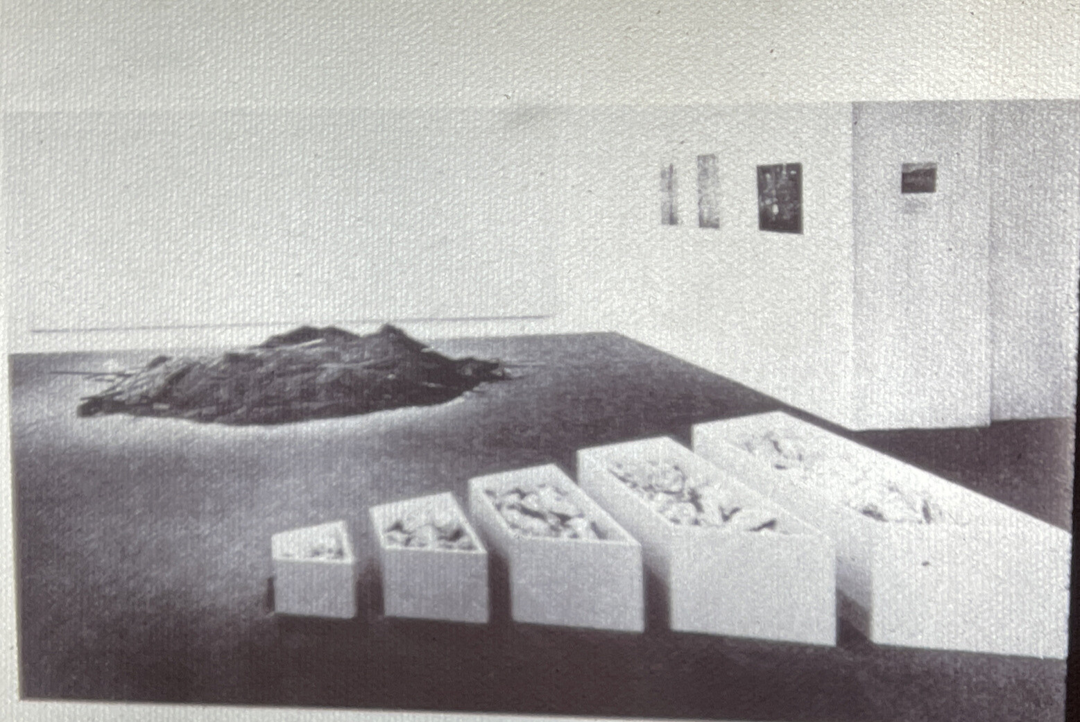 Earthworks Exhibition NYC 1968 Installation. Modern Sculpture 35mm Art ...
