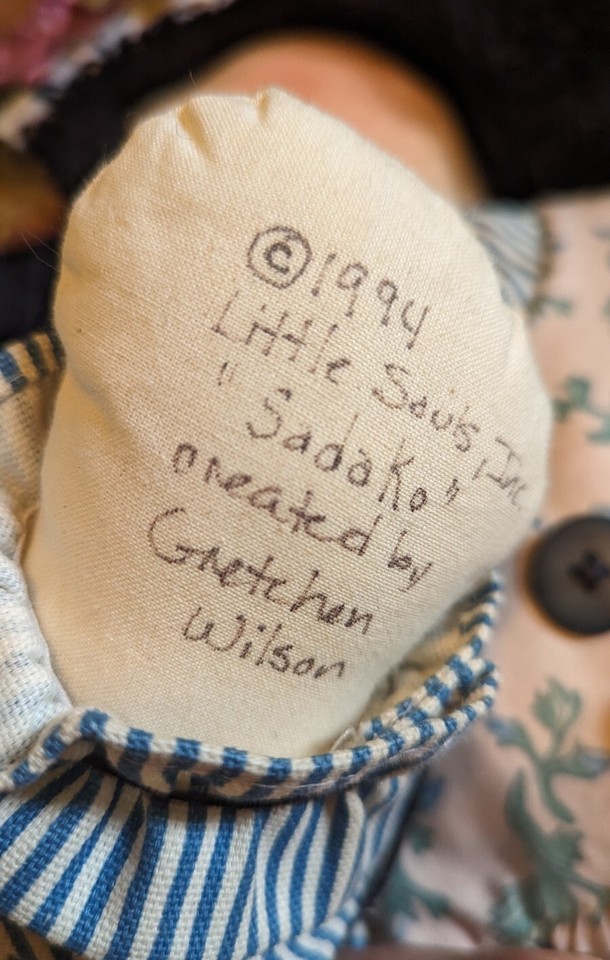 Vintage Little Souls Doll 1994 Sadako Signed By Gretchen Wilson | eBay