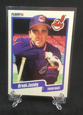 Fleer 90 Baseball # 493. Brook Jacoby. Mint. | eBay