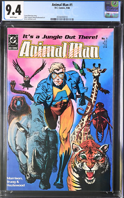 ANIMAL MAN #1 [1988] CGC 9.4 White Pages DC Comics | eBay