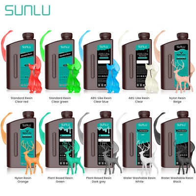 Sunlu Standard/Red Wax/ABS-Like/Washable/Toughness/Plant-Based/PA-Like ...