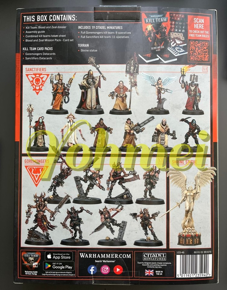 Kill Team Blood and Zeal Box Set (English) Sanctifiers Goremongers KT ...
