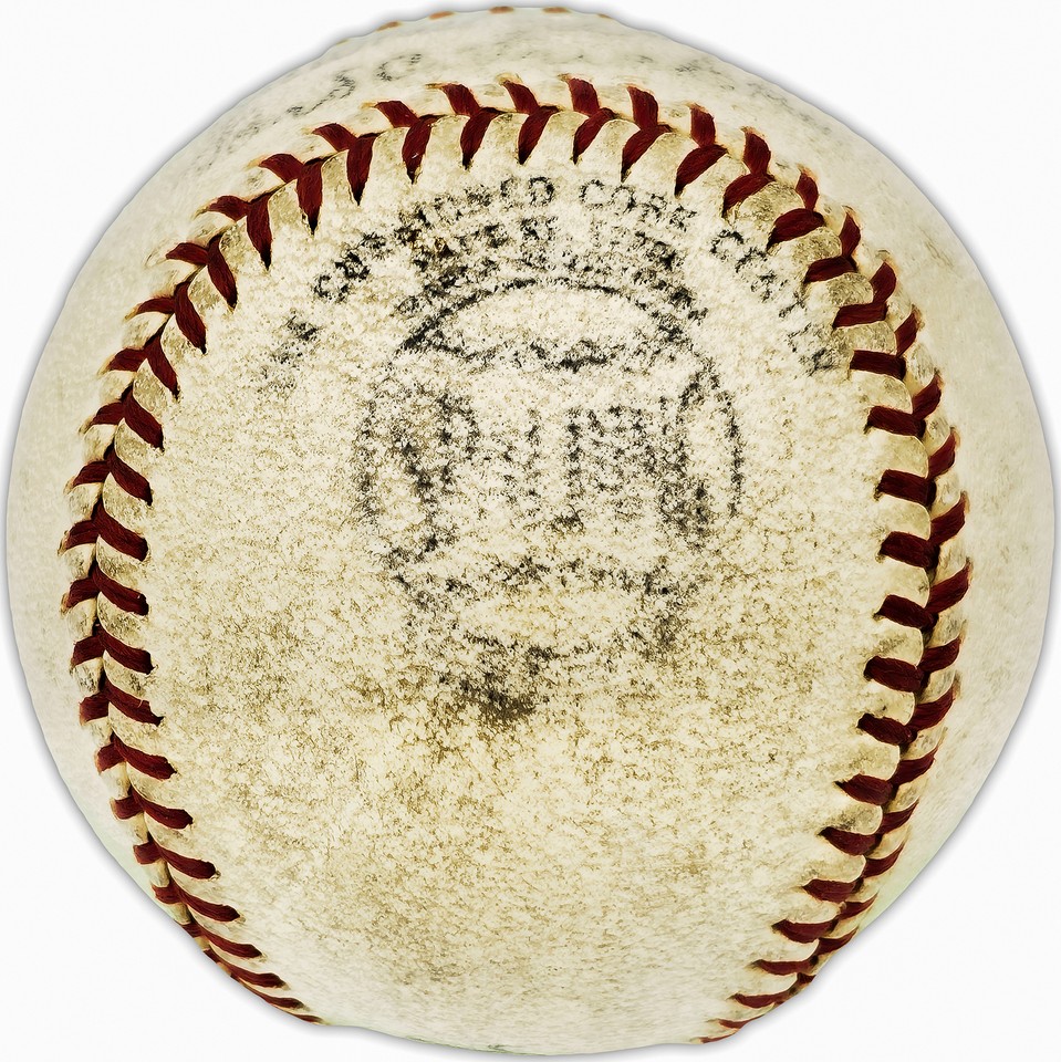 Babe Ruth Autographed Ford Frick NL Baseball New York Yankees PSA/DNA # ...