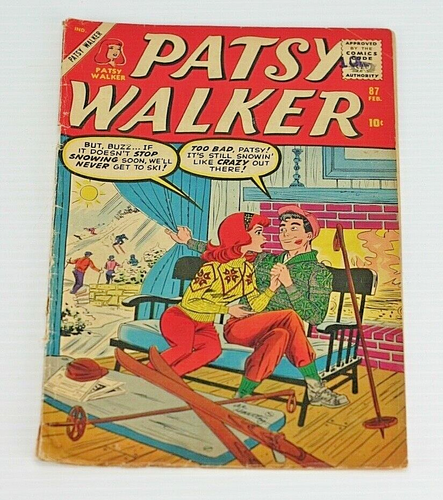 1958 Patsy Walker #87 Ski Lodge Vintage Comic Book | eBay