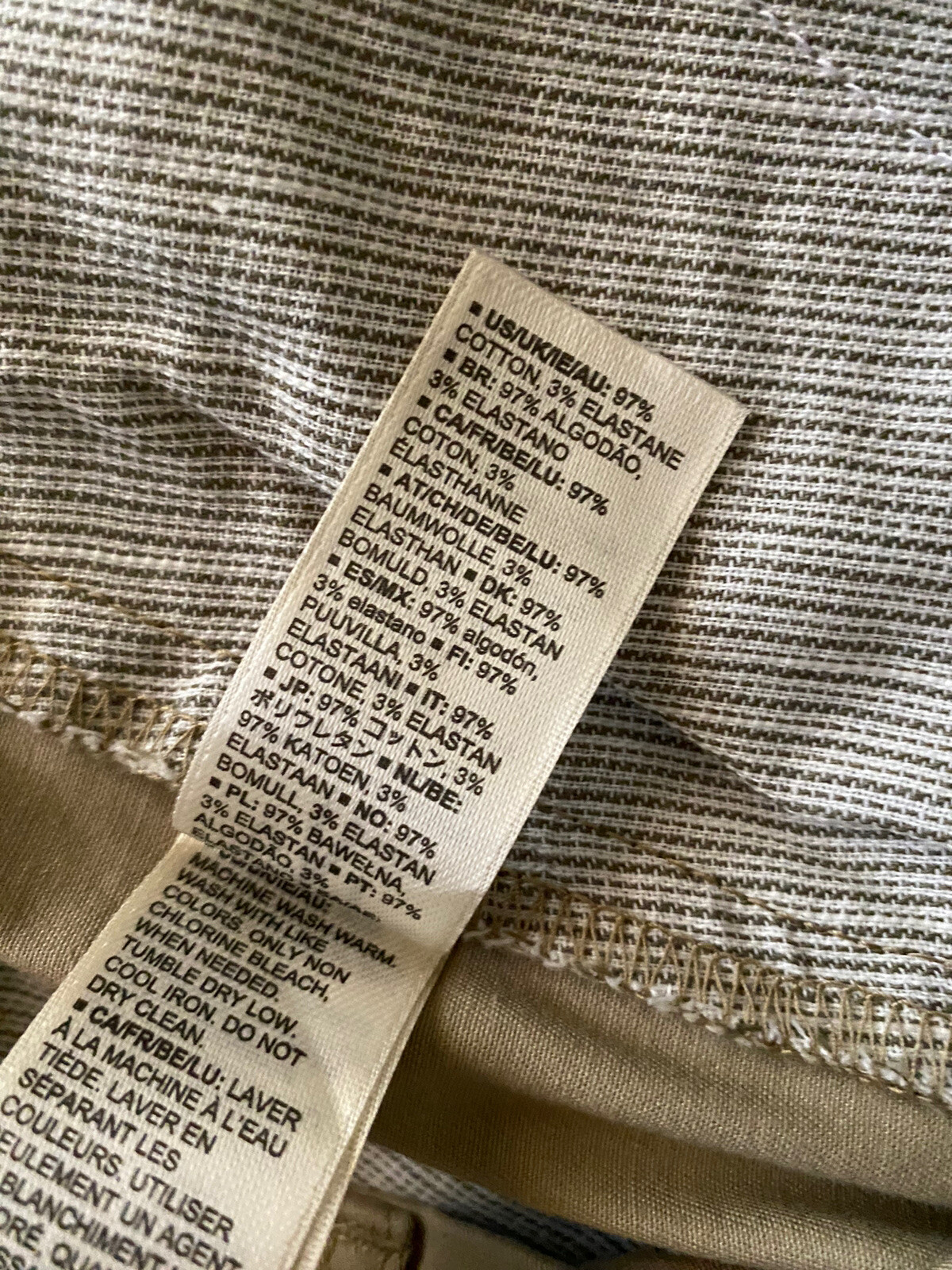 Goodthreads Men's Straight-Fit Washed Comfort Stretch Khaki Chino Pant 32W x 33L | eBay