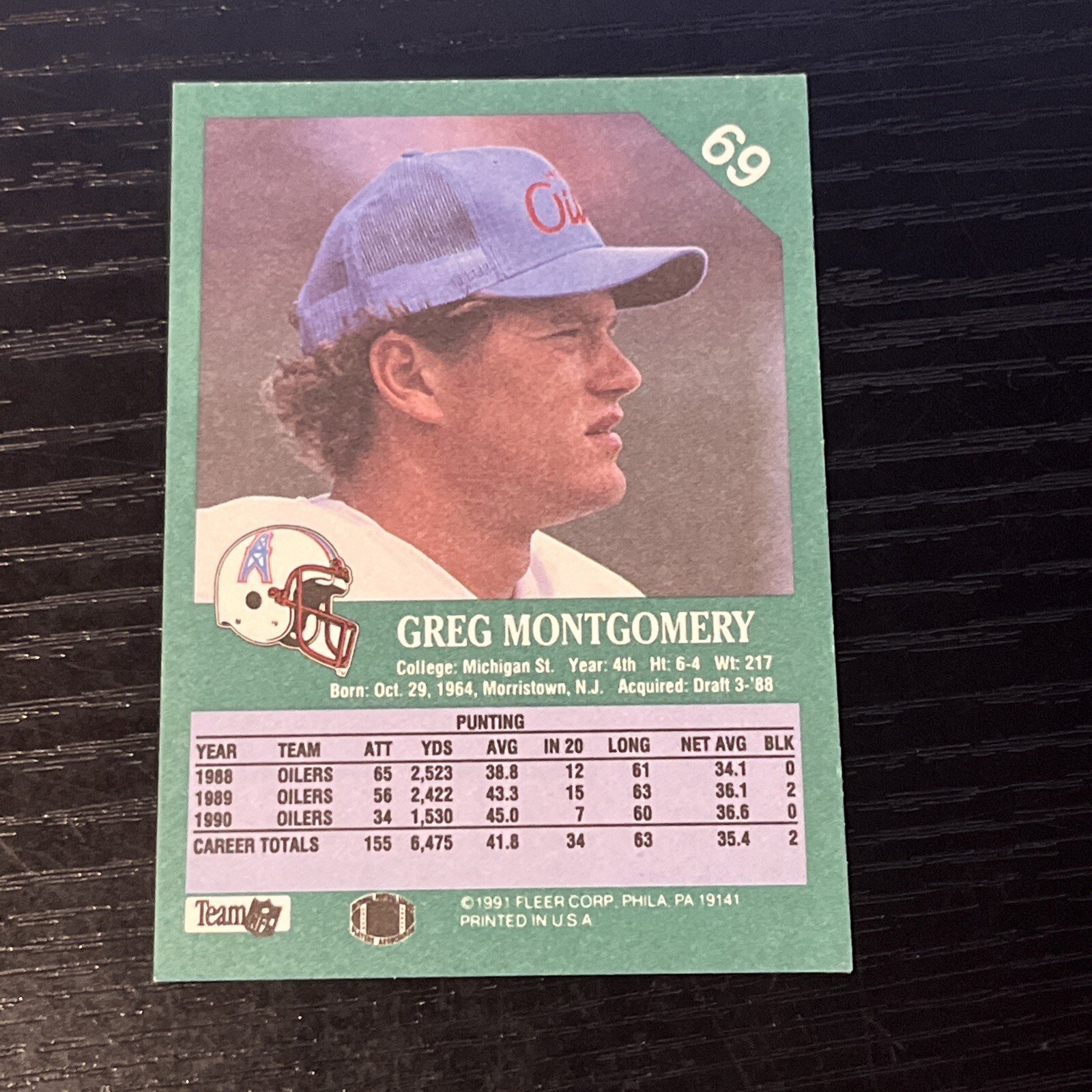 1991 Fleer - #69 Greg Montgomery for sale online | eBay