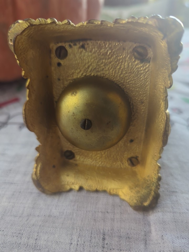 Antique Waterbury Ornate Brass Carriage Clock Patented 1889 Fabulous ...
