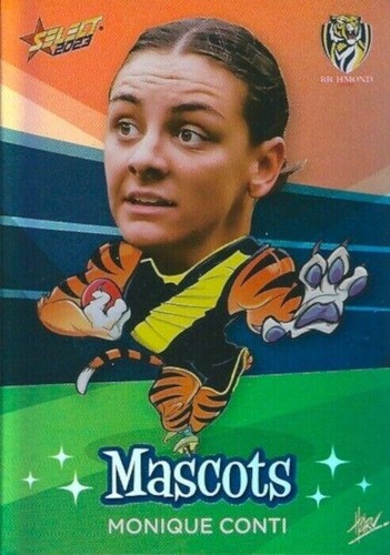 2023 SELECT Footy Stars AFLW MASCOT Card Of MONIQUE CONTI # Richmond ...