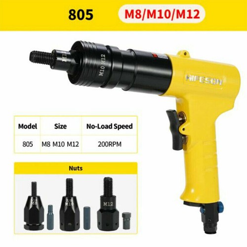 Pneumatic Air Rivet Nut Guns Rivnut Tool for M3 M4 M5 M6 M8 M10 M12 ...