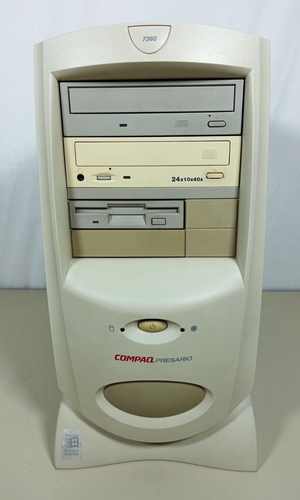 Compaq Presario 7360 Series CM0204 Desktop Computer Tower Retro Case | eBay