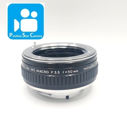 🎦VIDEO👀 MINT Minolta Adapter 1:2 - 1:1 For MC MACRO 50mm f3.5 From ...