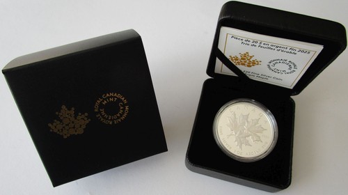 Kanada 20 Dollars 2025 Triple Maple Leaf 1 Oz Silber | eBay.de