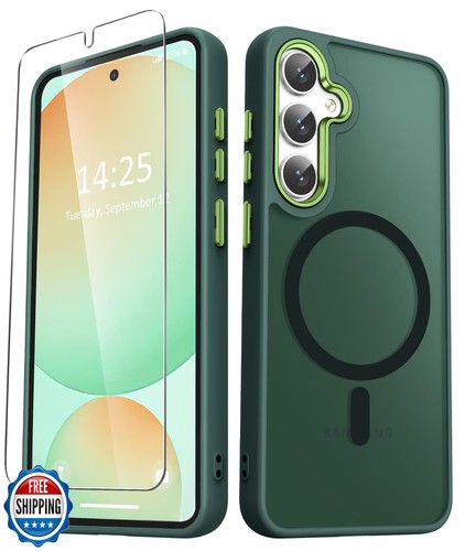 for Samsung Galaxy S25+ Plus Case, Matte Magnetic Phone Case with | eBay