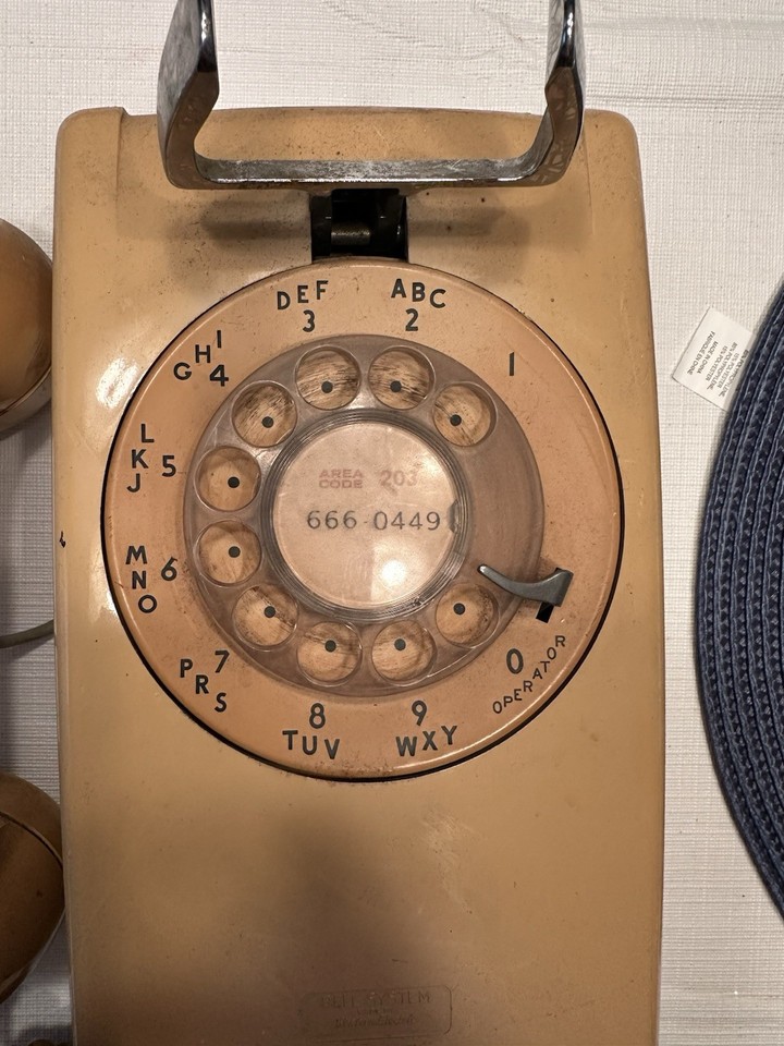 Vintage Bell System By Western Electric 554 Rotary Wall Telephone | eBay