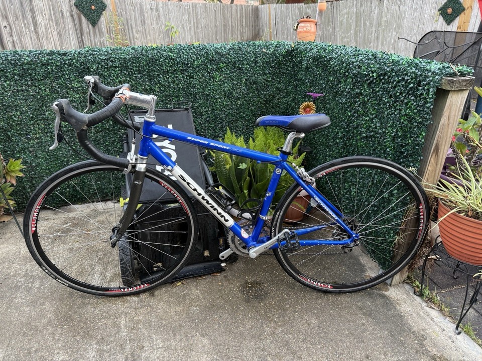 Schwinn Super Sport Road Bike Blue 700C Aluminum Drop Bar Caliper Brake ...
