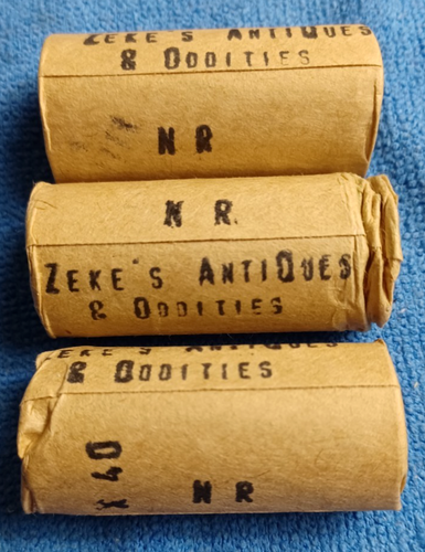 Old Wrap 25c W/I 3 Roll "NR" Special 1923S-24S/1901-33/1884-31D - *SEE ...