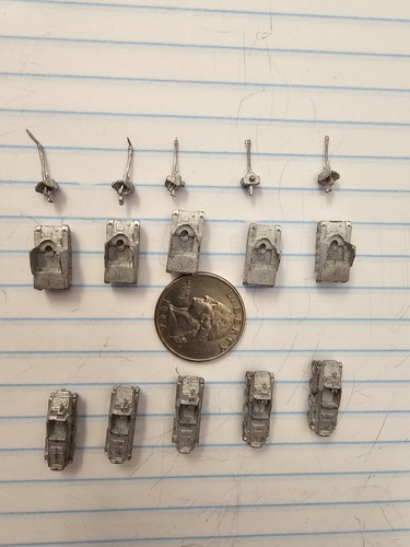 GHQ Micro Armour WW2 German Marder II Tanks and SD233 Armored Cars1:285 ...