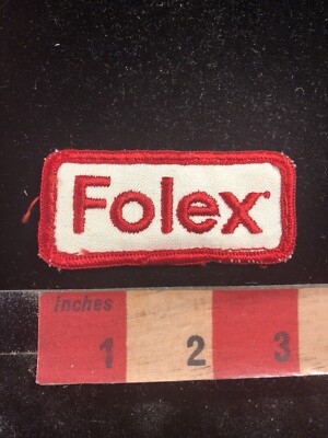 Vintage FOLEX Advertising Patch 93YA | eBay