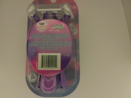 14ct Schick Quattro You for Women 4 Blade W Aloe Disposable Razors for ...